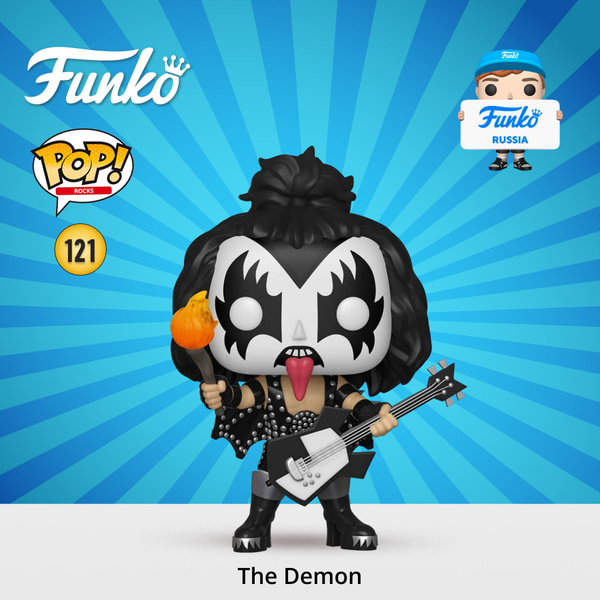Фигурка Funko POP! Rocks KISS The Demon (121) 28505 - купить с ...