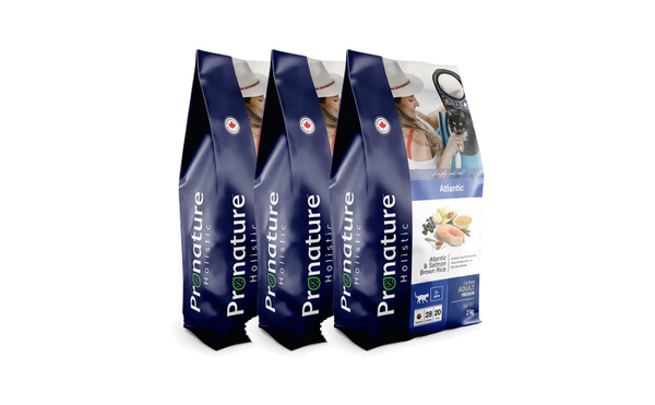 Pronature Holistic Atlantic корм для кошек, для кожи и шерсти, лосось с ...