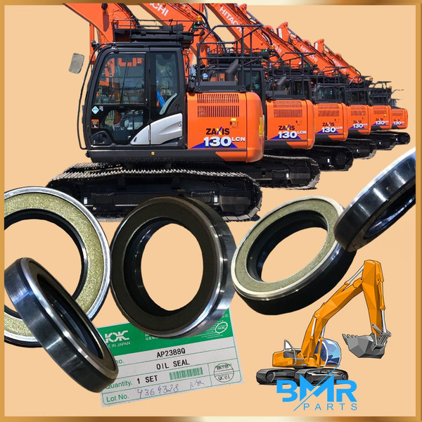 4364328 HITACHI Сальник гидромотора хода OEM (NOK Япония) для ...