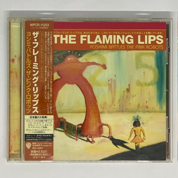 CD Музыкальный диск The Flaming Lips-Yoshimi Battles The Pink Robots (CD, JAPAN) '02 MINT+OBI ...
