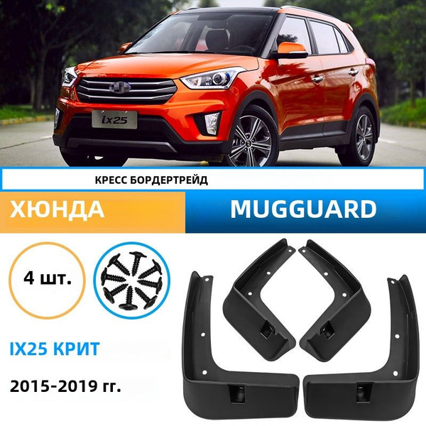 Aiwollde Панель борта автомобильная, арт. Creta ix25 -2015-2019, 4 шт. - купить с доставкой по ...