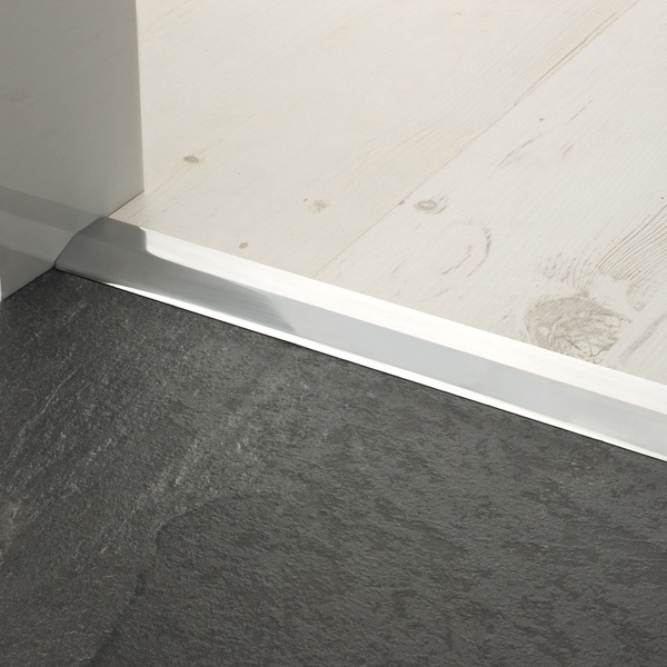 Порог разноуровневый из латуни Premier Two-Way Ramp 8-9, длина 2700 мм, цвет - матовый хром ...