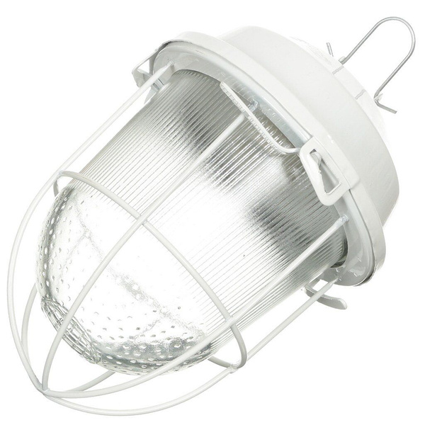 Светильник TDM Electric, 100 Вт, E27, IP52, с решеткой, стекло, крюк ...