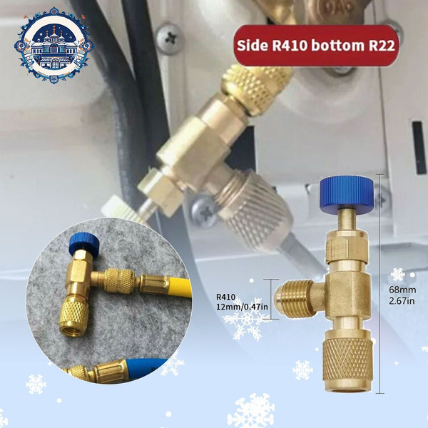R410 на R22 переходник вентиль с нажимом на ниппель - купить с ...