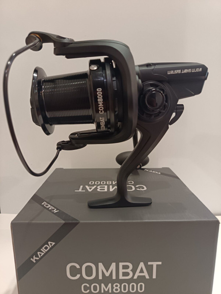 Катушка KAIDA карповая COMBAT 8000, Безынерционная, 8000, Передний фрикцион купить c доставкой ...