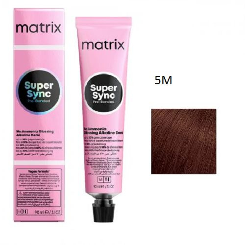 Крем краска MATRIX SoColor Super Sync Pre-Bonded 5M, 90мл купить на ...