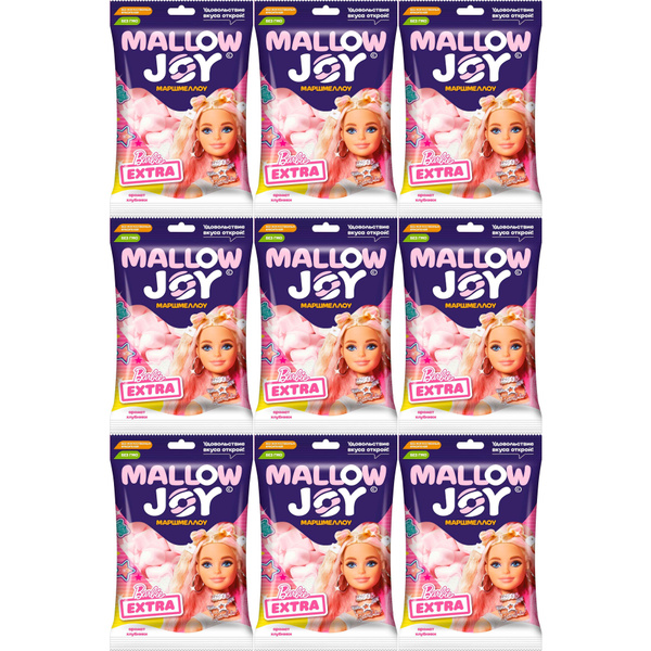 Маршмеллоу Конфитрейд Mallow Joy Barbie со вкусом клубники 100 г, набор ...