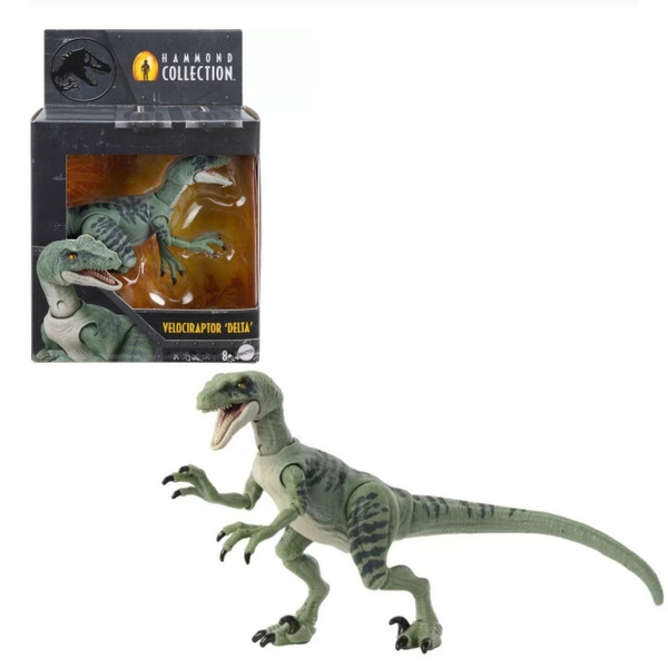 игрушки mattel фигурки Jurassic World Hammond Collection Velociraptor ...