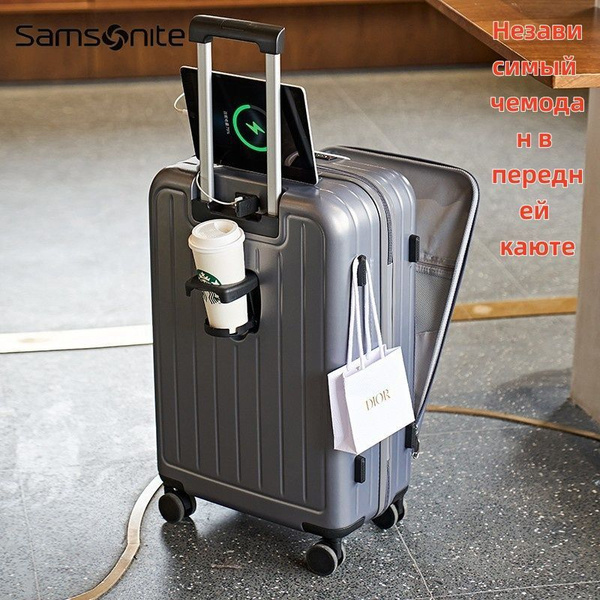 Samsonite Чемодан ABS пластик 55 см купить на OZON по низкой цене (2485652766)