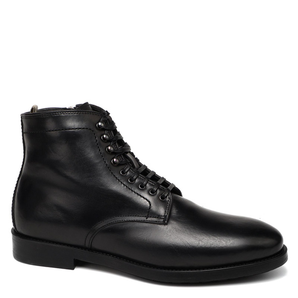 Ботинки Мужской OFFICINE CREATIVE черный, размер 41 Зима Толстый каблук Италия купить c ...