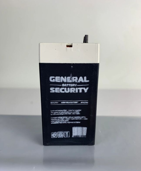 Свинцово-кислотный аккумулятор General Security GS 4 В, 0.7 Ач. купить на OZON по низкой цене ...