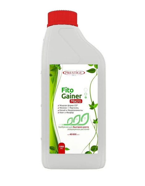 Удобрение для аквариумных растений Fito Gainer + Macro 1 л PRESTIGE AQUA купить на OZON по ...
