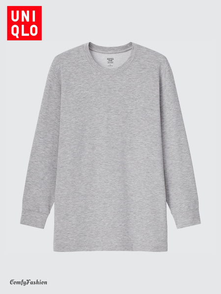 Термолонгслив Uniqlo 46 - купить по выгодной цене в интернет-магазине OZON (1746318669)