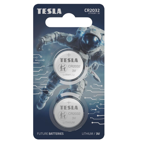 Батарейка литиевая TESLA BATTERIES CR 2032 2шт, блистер купить на OZON ...