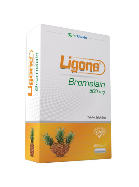 RC. Farma Ligone Бромелайн, 60 капсул, Турция купить на OZON по низкой цене (2068190916)