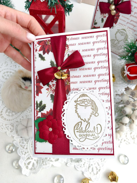 Поздравительная новогодняя открытка "С Новым Годом!" купить c доставкой ...