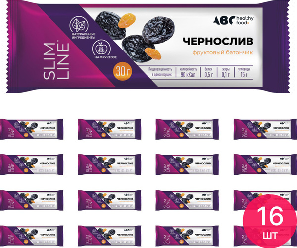 Диетический батончик ABC healthy food / АВС Хэлси фуд фруктовый с ...