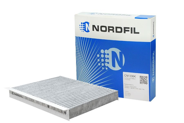 NORDFIL Фильтр салонный арт. CN1330K, Угольный, FAW Bestune B70, B70S, NAT, T55 / FAW B70 ...