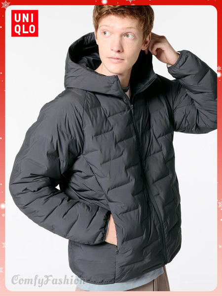 Пуховик Мужской Uniqlo темно-серый, размер 58 купить c доставкой на OZON по низкой цене (1994969320)