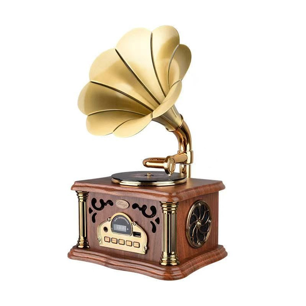 Виниловый проигрыватель TonAudio с Bluetooth и USB-портом, FM-радио ...
