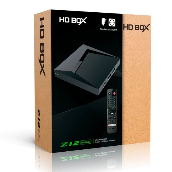 Медиаплеер HD Box Z12 Pro Max, AV, DC 5.5 мм, HDMI, MicroSD, RJ-45 ...