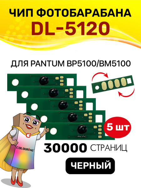 Чип Colouring для Pantum DL-5120 BP5100/BM5100 Drum 30K купить на OZON ...