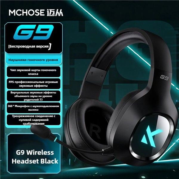 Наушники Полноразмерные MCHOSE G9 Проводное + беспроводное 32 MCHOSE G9 ...