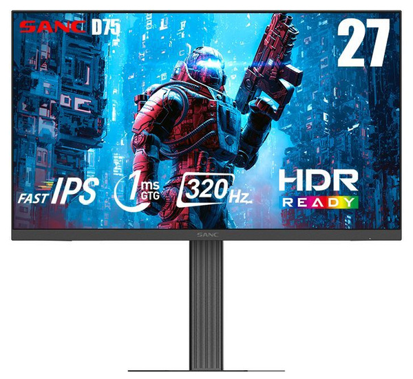 SANC 27" Монитор D75/BOE/320Hz/1ms GTG/Fas IPS/HDR10/IGZO/2K, черный купить на OZON по низкой ...