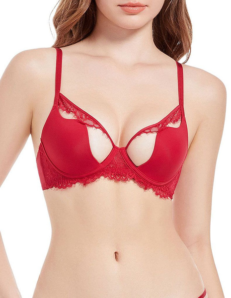 Бюстгальтер Женский Felina, размер 80B красный Полиэстер Повседневный купить c доставкой на OZON ...