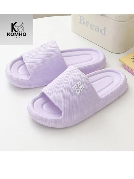 Шлепанцы Мужской, Женский KOMHO пурпурный, размер 40, 41 EVA Без застёжки Китай На любой сезон ...