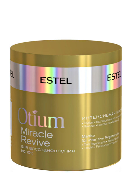 ESTEL PROFESSIONAL Маска для волос OTIUM MIRACLE REVIVE интенсивно восстанавливающая 300 мл ...