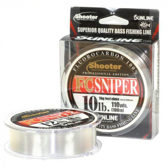 Флюорокарбоновая леска для рыбалки Sunline FC Sniper Shooter, 1 шт. по 100 м купить c доставкой ...