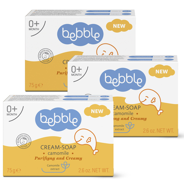 Bebble cream-soap крем-мыло твердое ромашка 75 гр./ - 3шт. купить на ...