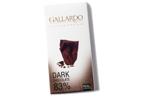 Шоколад Gallardo горький 83% 80гр купить на OZON по низкой цене ...