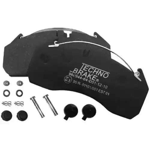 Тормозные колодки дисковые techno brake 960944 купить на OZON по низкой ...