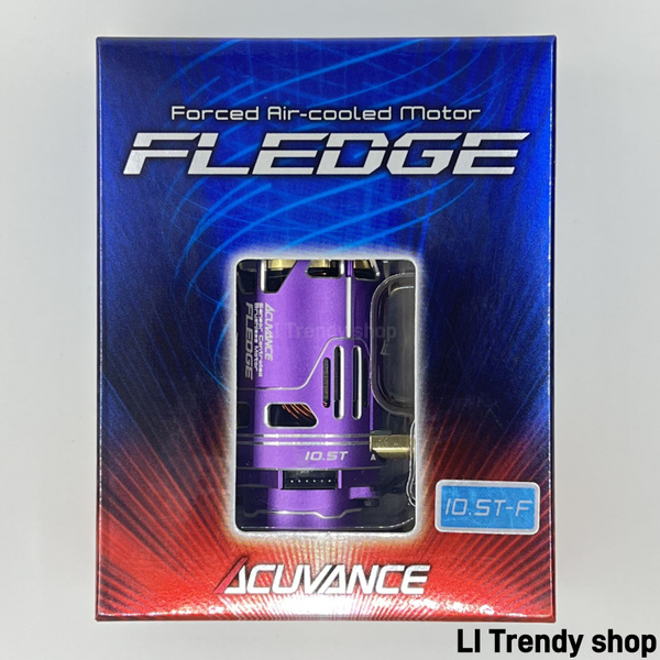 Acuvance FLEDGE Индуктивный бесщеточный двигатель 10.5T-F С вентилятором (фиолетовый) 1/10RC Для ...
