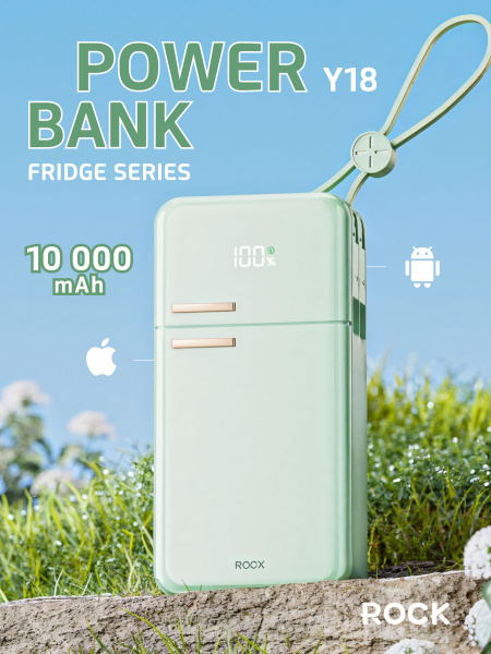 Внешний аккумулятор (Power Bank) ROCK Y18 MAIN купить c доставкой на ...