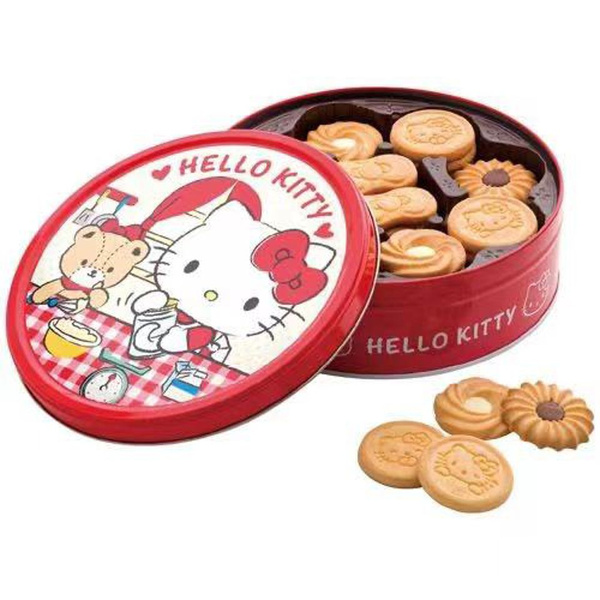 Набор масляного печенья Bourbon Hello Kitty (60 шт в наборе, без ГМО ...