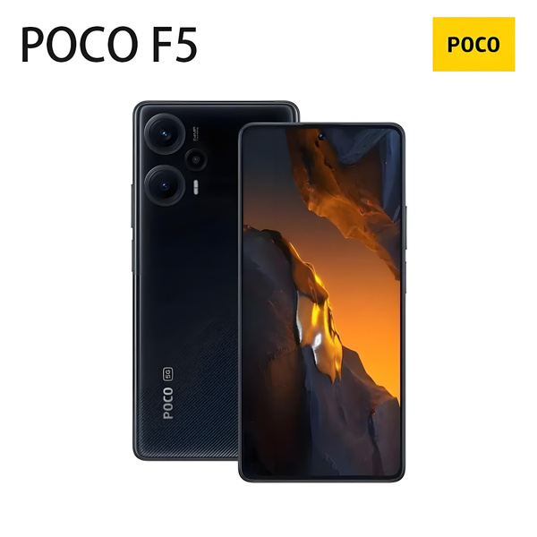 Смартфон Poco F5 256 ГБ 12 ГБ Черный OLED/AMOLED 2 SIM купить c ...