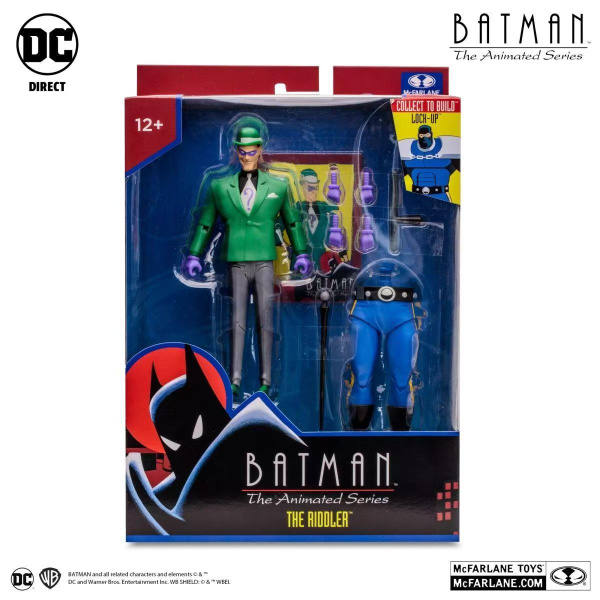 McFarlane Toys DC Анимационный приключенческий набор riddle man lock UP ...