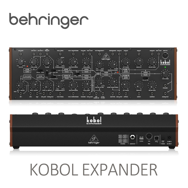 Синтезатор behringer Kobol Expander черный купить на OZON по низкой цене (1909283613)