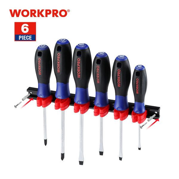 WORKPRO Набор из 6 отверток купить на OZON по низкой цене (1952181950)