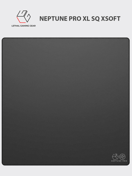 Профессиональный коврик для игровой мыши (LGG) Lethal Gaming Gear Neptune Pro XSoft / порон ...
