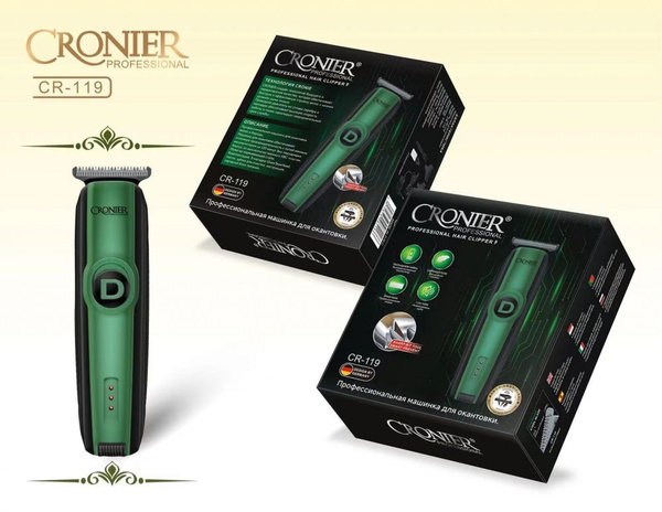 CRONIER Триммер для волос Триммеры для волос Professional, кол-во насадок 1 купить на OZON по ...