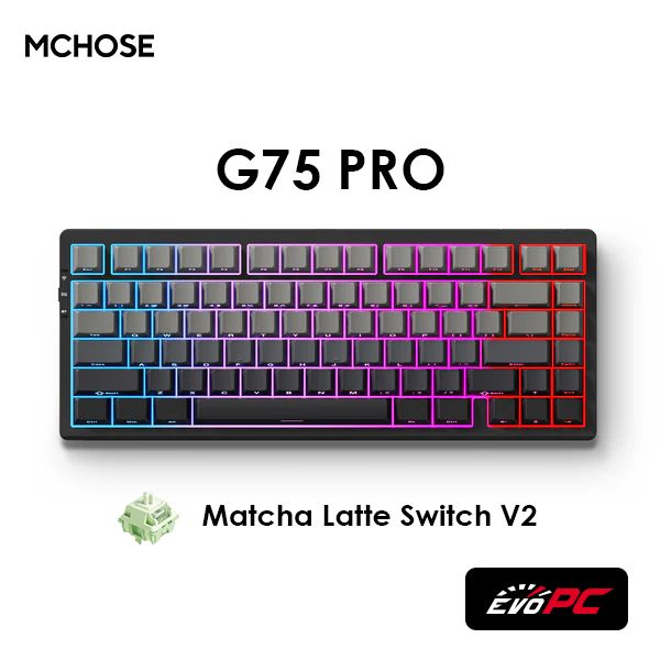 Игровая клавиатура беспроводная MCHOSE G75 Pro купить на OZON по низкой ...