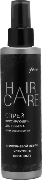 Спрей Fara Hair Care Фиксирующий для волос, для объема, прикорневой ...