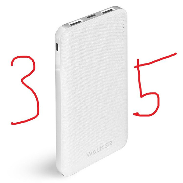 Внешний аккумулятор (Power Bank) WALKER WB-6 купить c доставкой на OZON ...