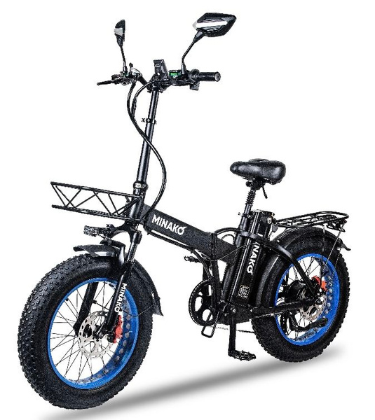 Электровелосипед Minako F10 Pro 2024 500W, 48V/13AH купить на OZON по низкой цене (1140776906)
