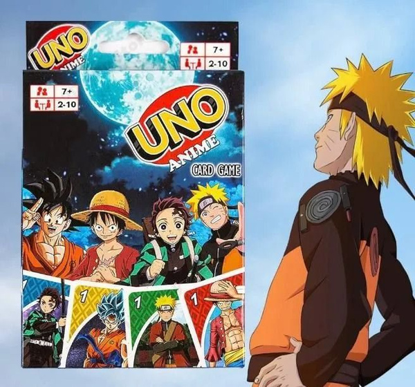 Настольная игра Uno ANIME. Карточная игра уно по мативам Аниме купить ...