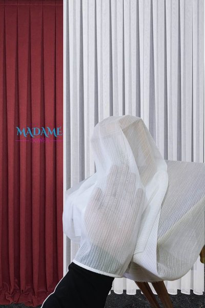 Штора Madame Dower Скандинавская_9 , 260х200см, Белый купить c доставкой на OZON по низкой цене ...